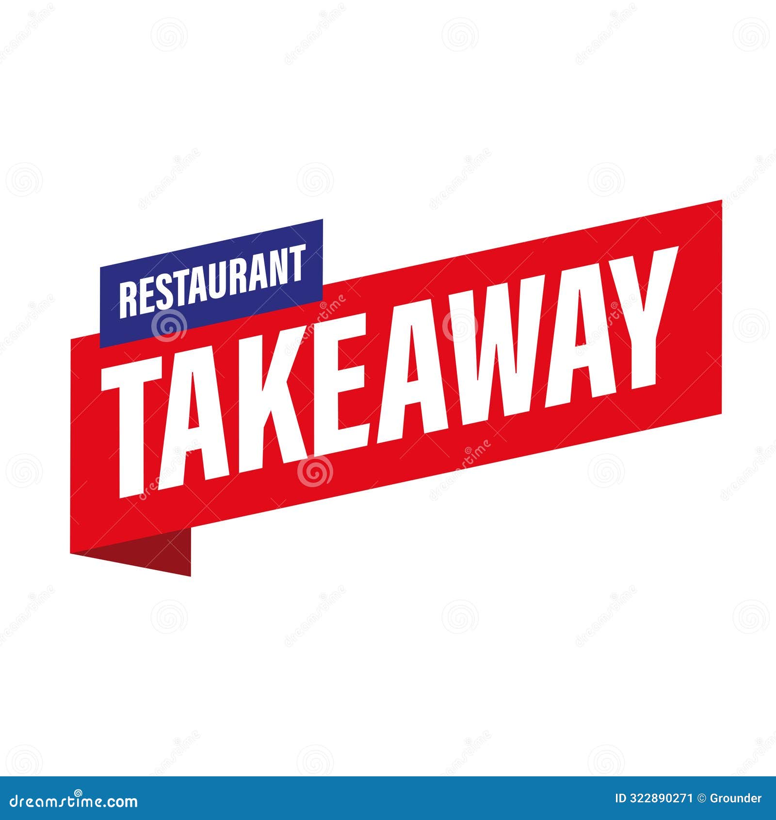 Take Away Food, Vector Poster Mockup | CartoonDealer.com #222991964