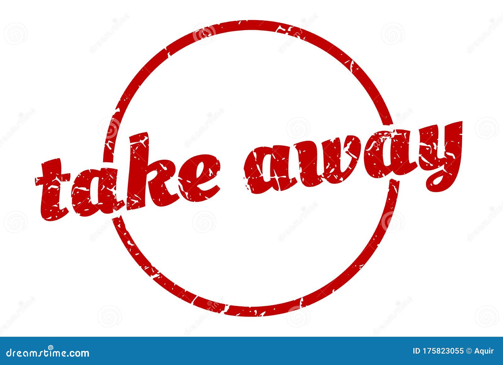 Take Away Sign. Take Away Round Vintage Stamp Stock Vector ...
