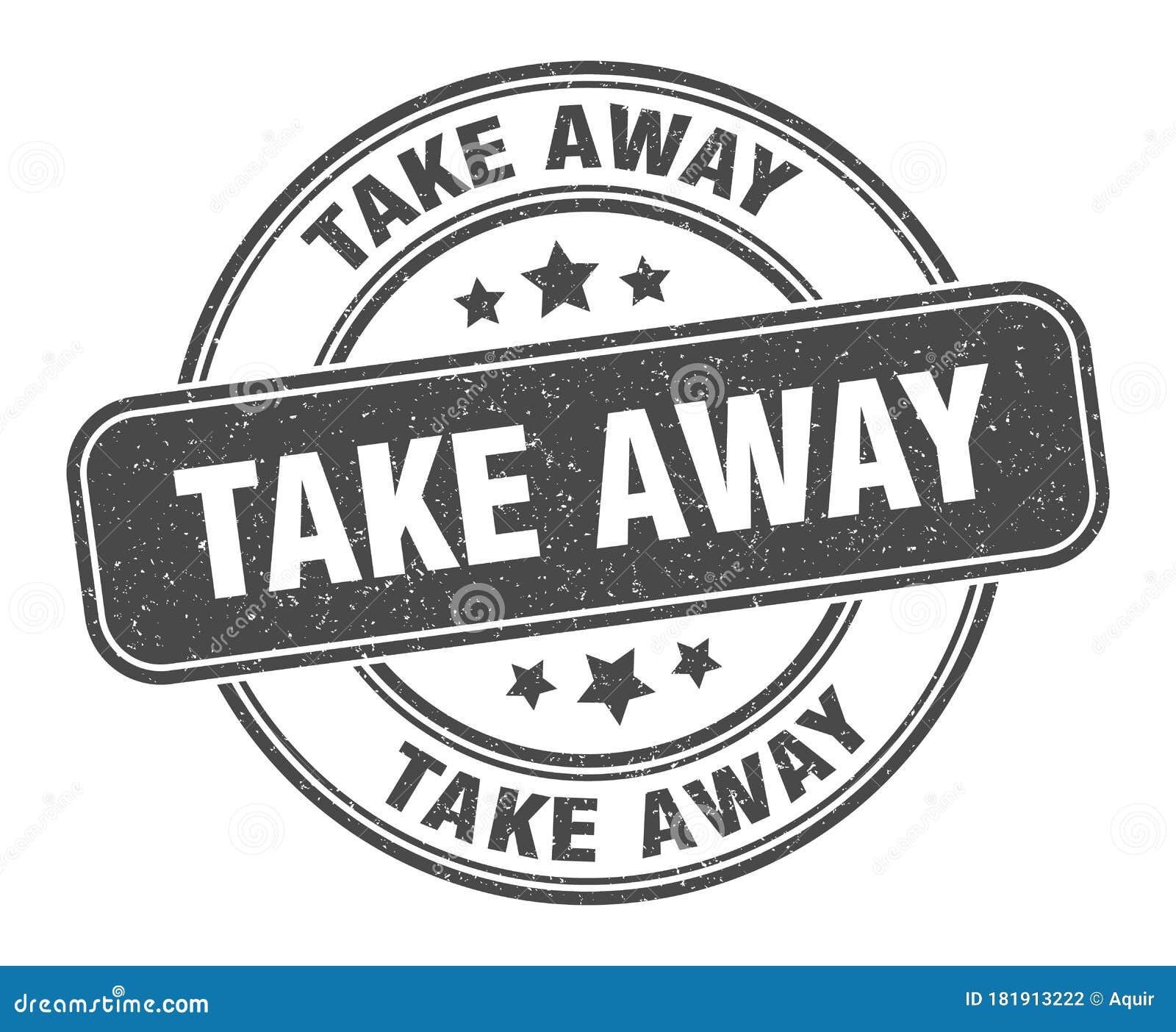 Take Away Stamp. Take Away Round Grunge Sign Stock Vector ...