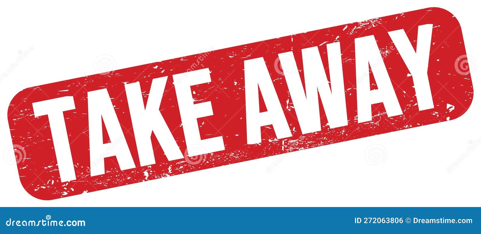 TAKE AWAY Text on Red Grungy Stamp Sign Stock Illustration ...