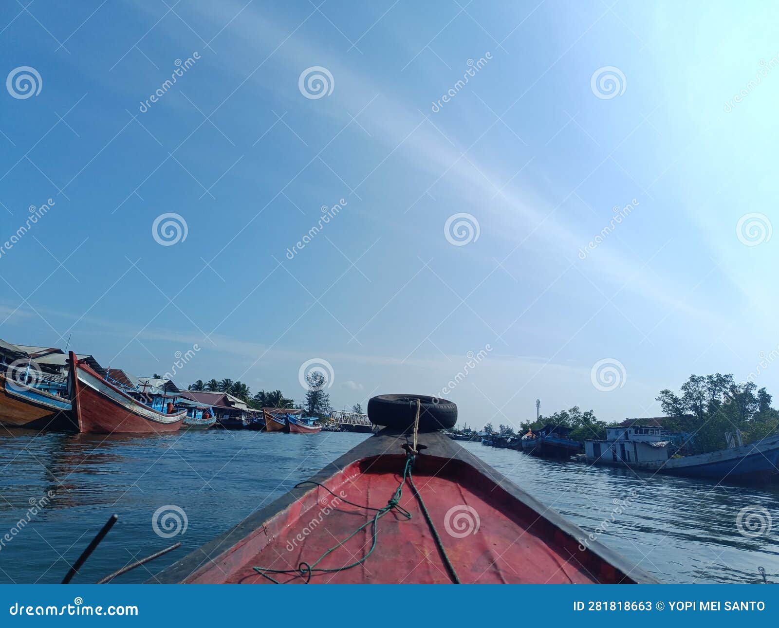 Take a Boat To Tour the Mangrove Forest Stock Image - Image of boat ...