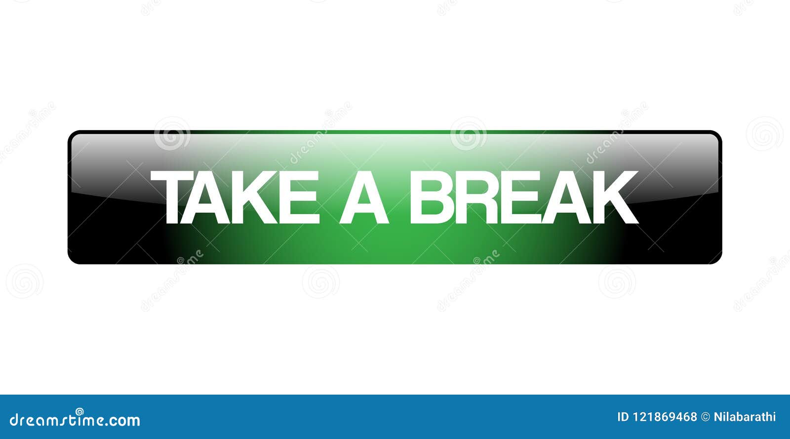 Take a break button stock illustration. Illustration of decisions ...