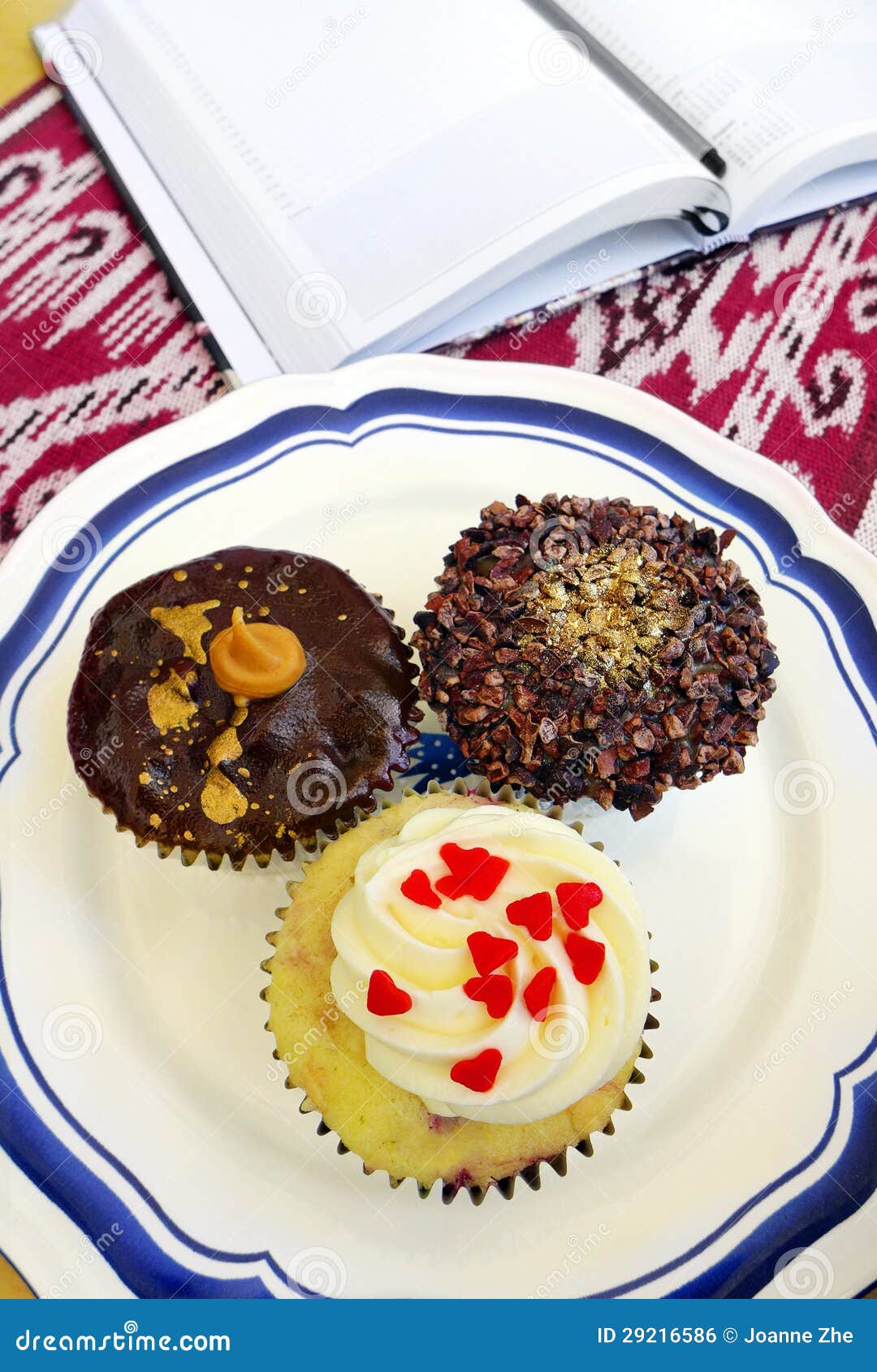Take a break for cup cakes stock photo. Image of indulge - 29216586