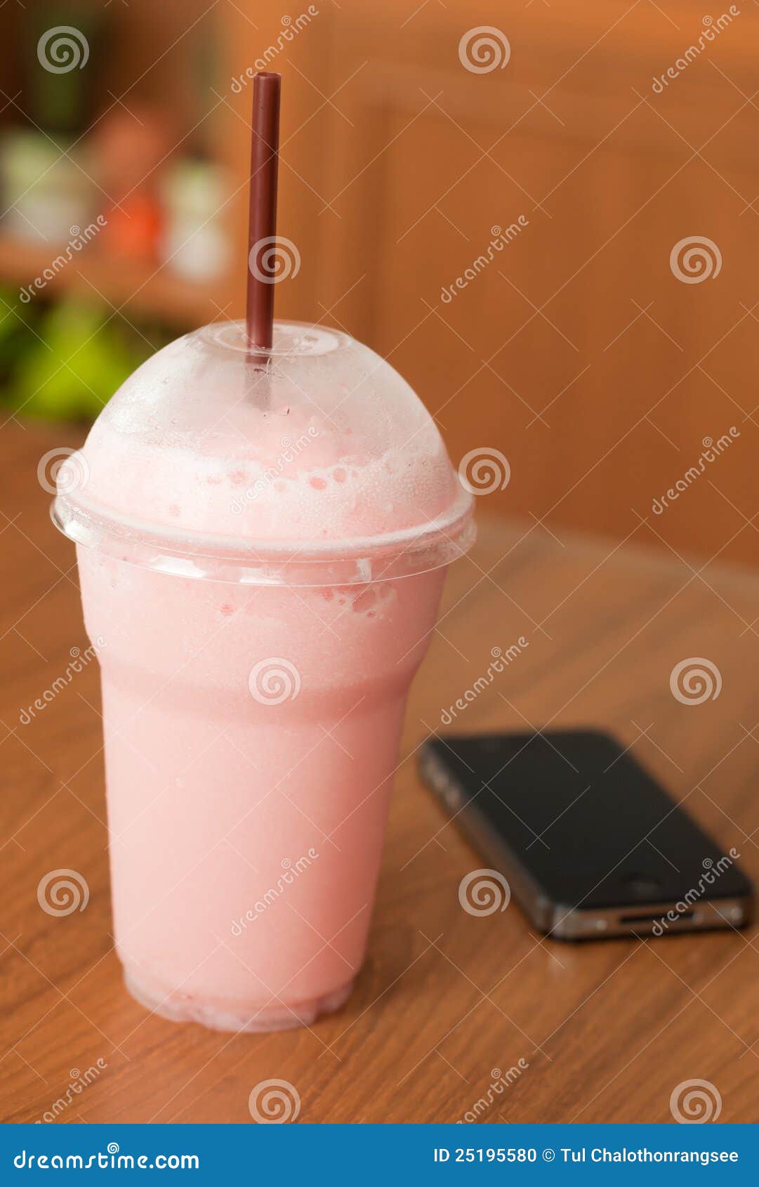 Take a Break with Strawberries Milk Shake Stock Photo - Image of food ...