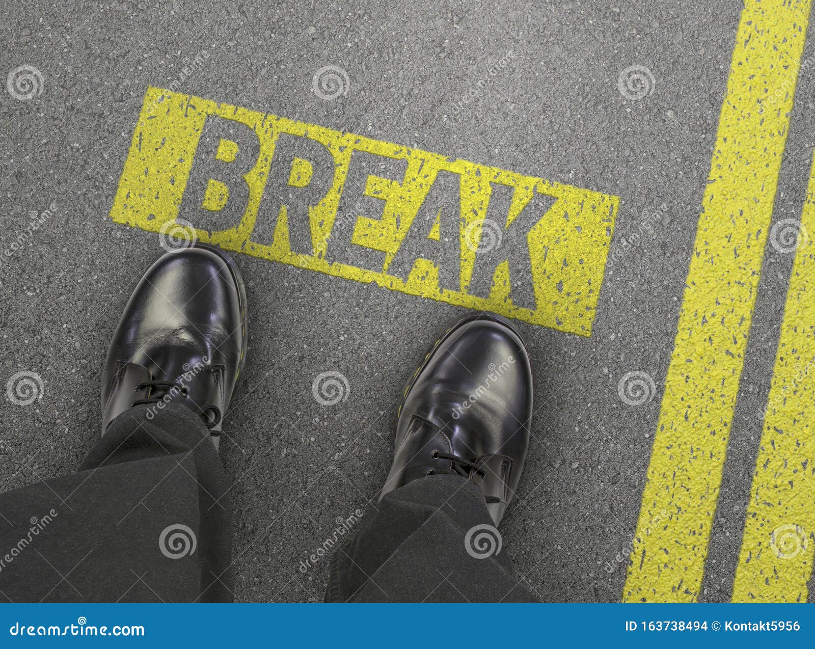 Take a break stock photo. Image of modern, asphalt, life - 163738494