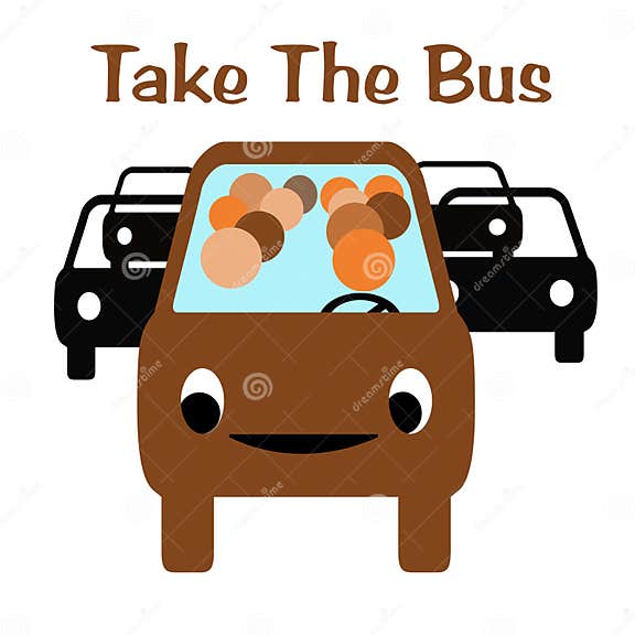 Take the bus stock illustration. Illustration of school - 12544510