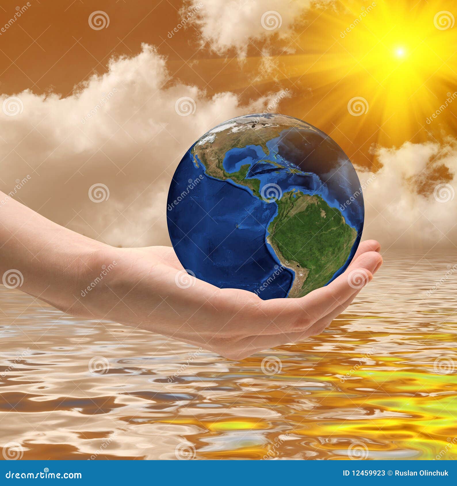 Take care the world stock image. Image of dramatic, clouds - 12459923