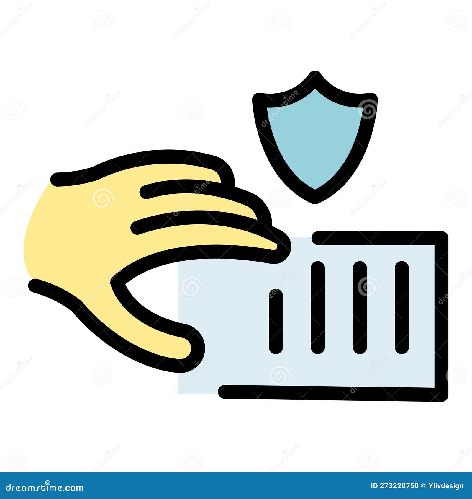 Compensation Icon Vector With Outline Color Style Isolated On White ...