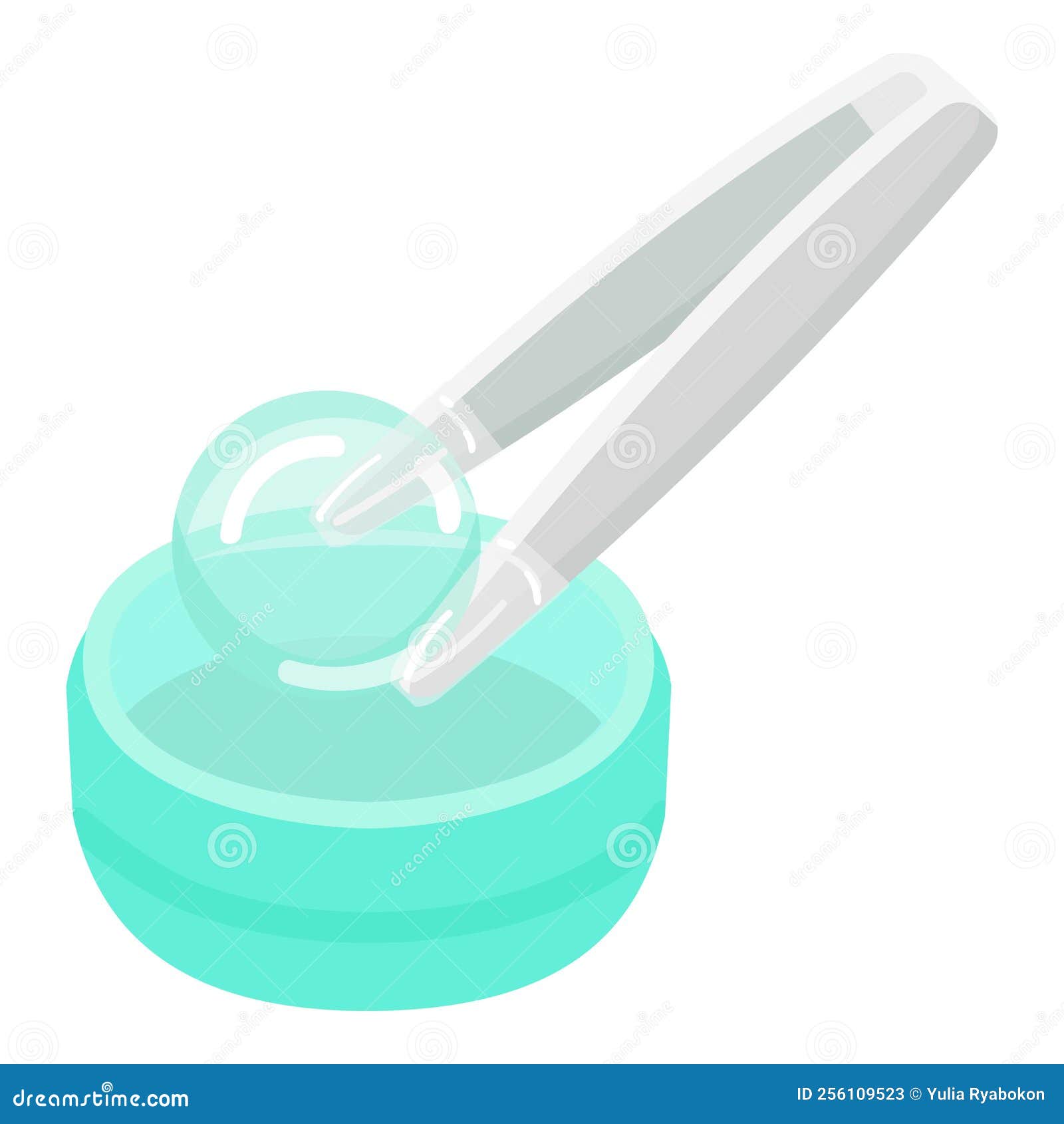 Take Contact Lens Icon Cartoon Vector. Clean Vision Stock Vector ...
