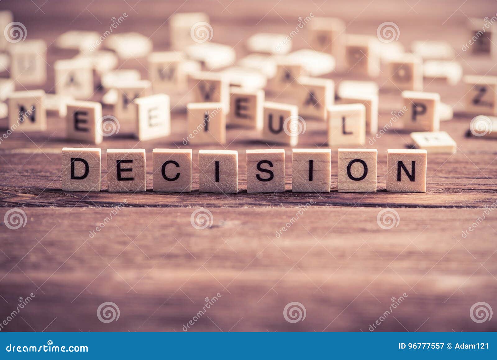 Take Decision and Make Step Stock Image - Image of market, strategy ...