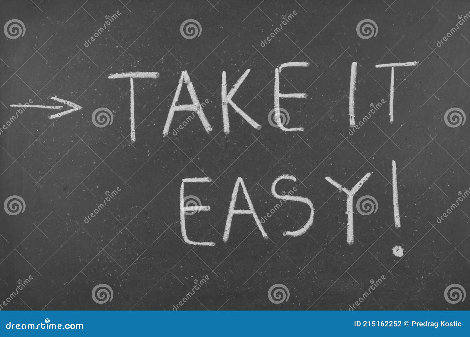 Take is easy. stock photo. Image of conceptmy, focus - 215162252