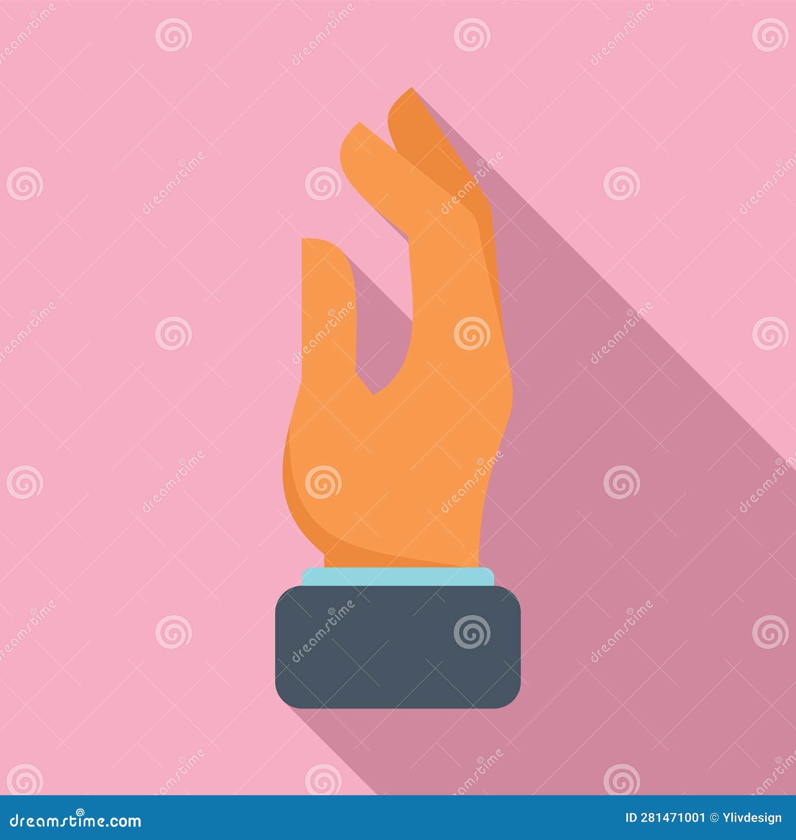 Take Hand Icon Flat Vector. Arm Pose Stock Vector - Illustration of ...