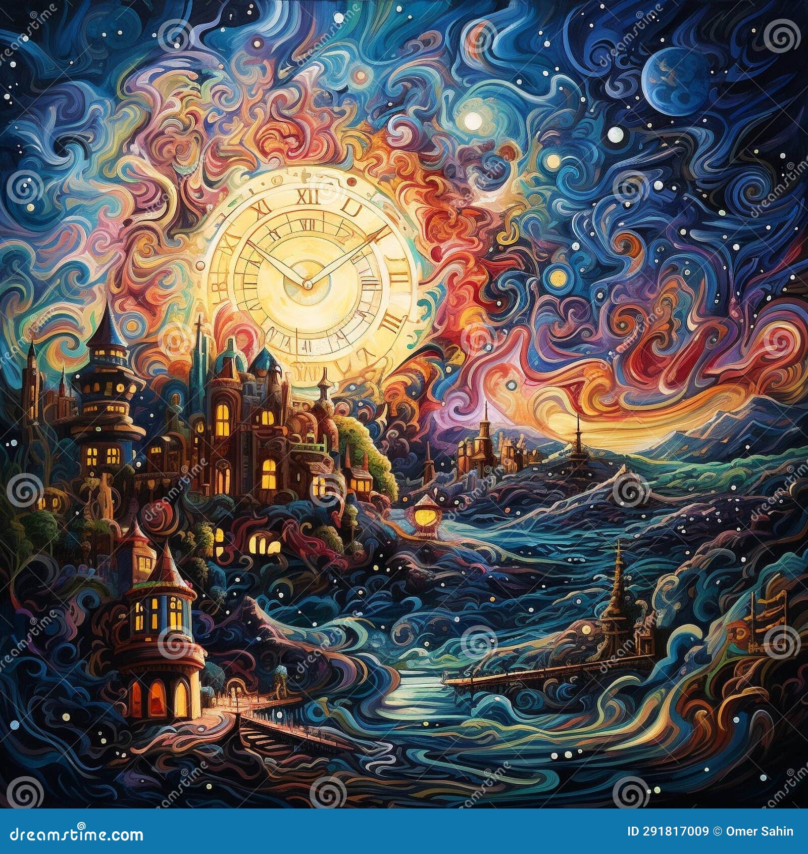 Fantastical Artifact Representing Eternity Stock Image - Image of ...