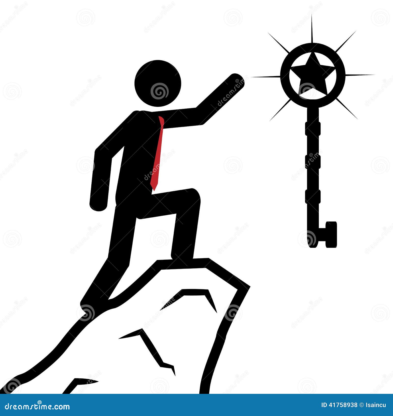 Take the key stock vector. Illustration of idea, abstract - 41758938