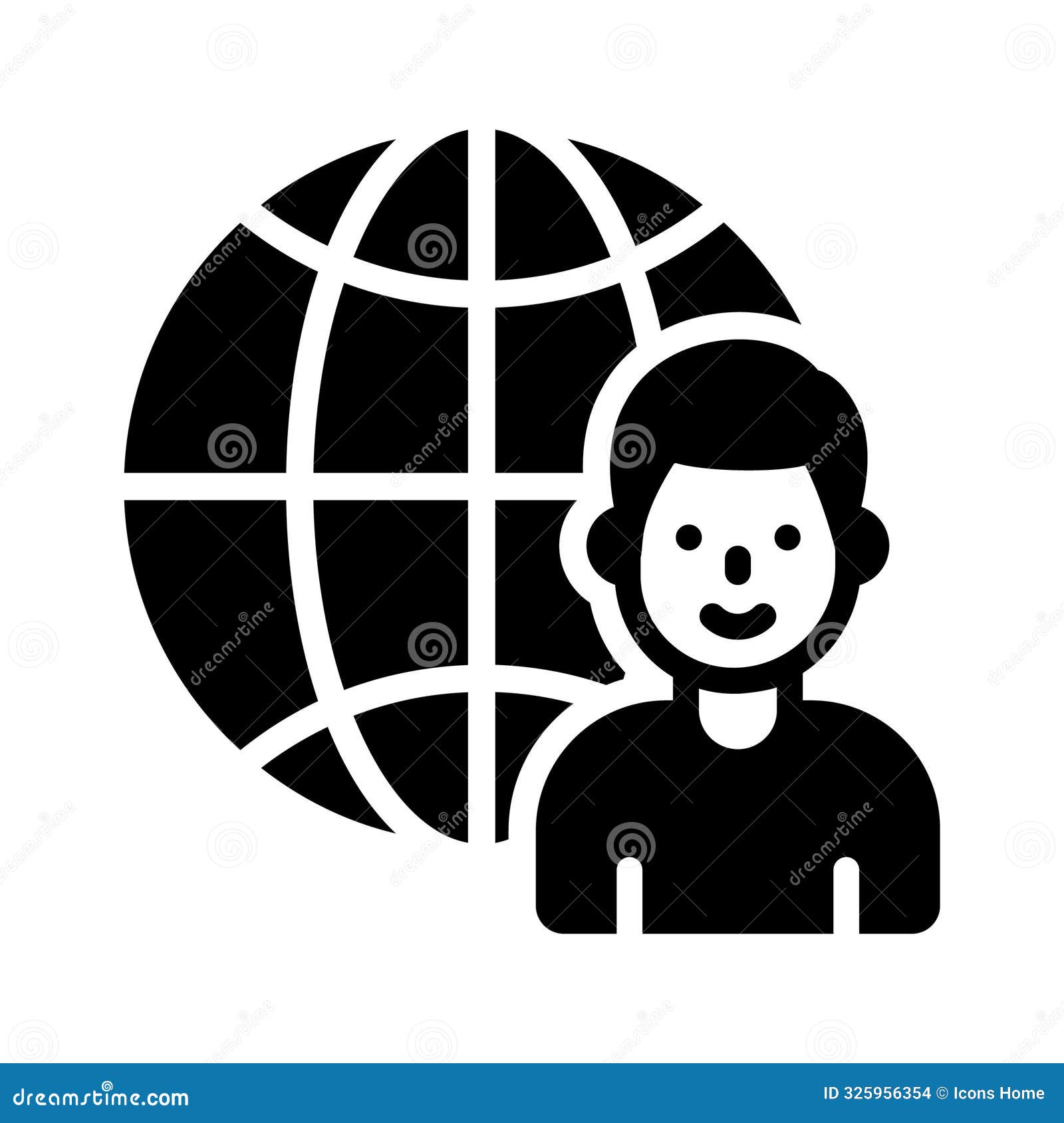 Take a Look at this Amazing Icon of Global User Stock Illustration ...