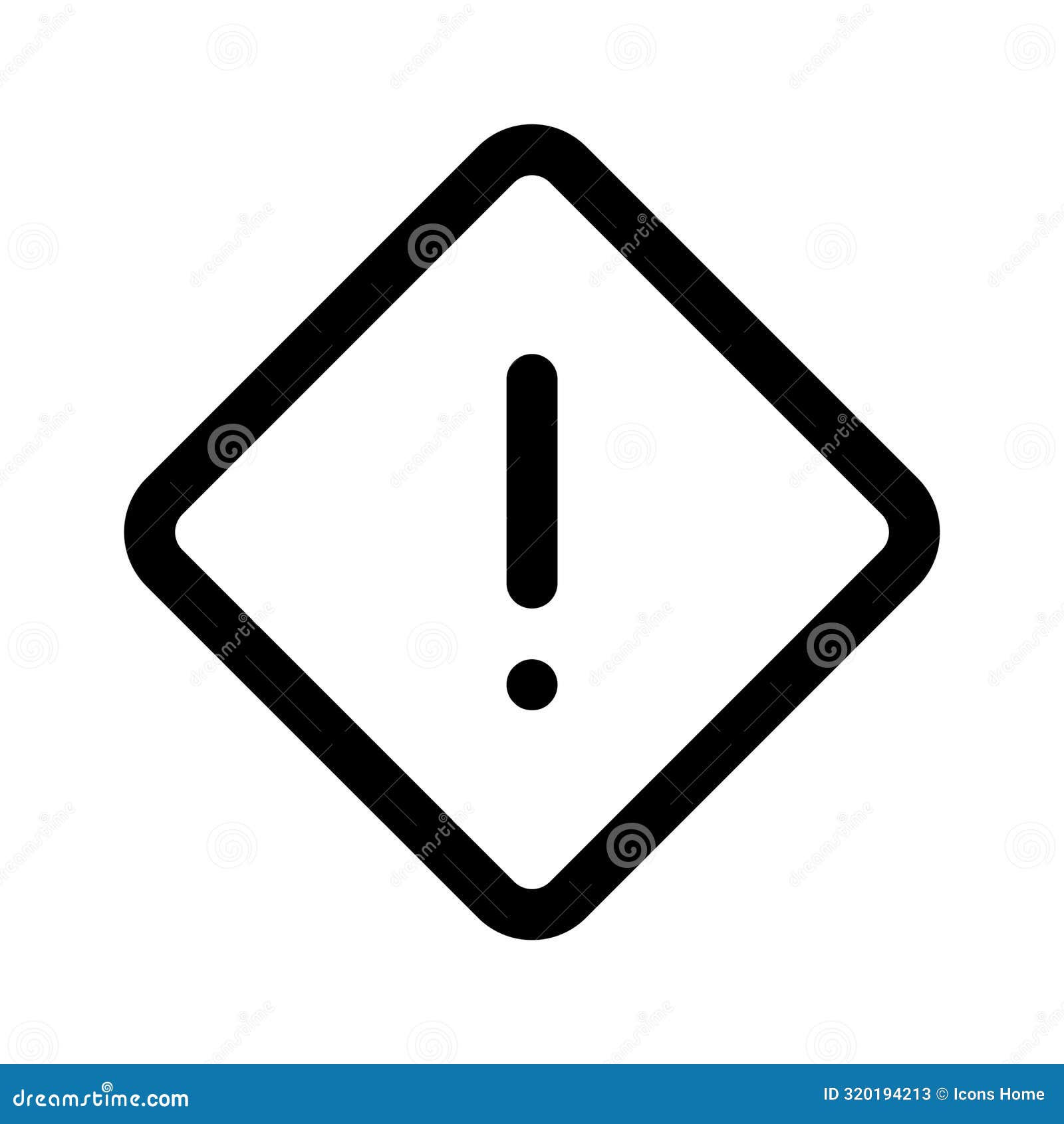 Take a Look at this Amazing Icon of Warning Sign Board Stock Vector ...