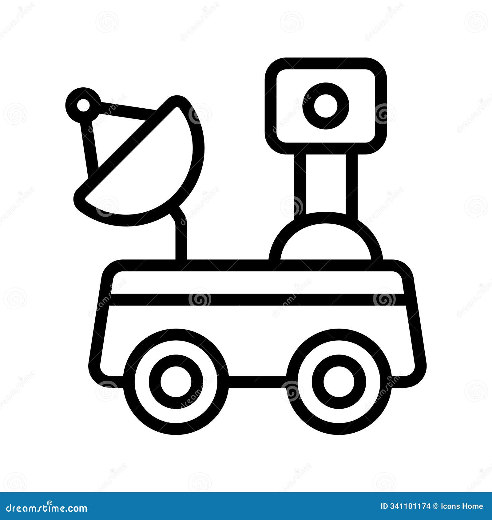 Take a Look at this Creatively Designed Space Rover Vector Stock Vector ...