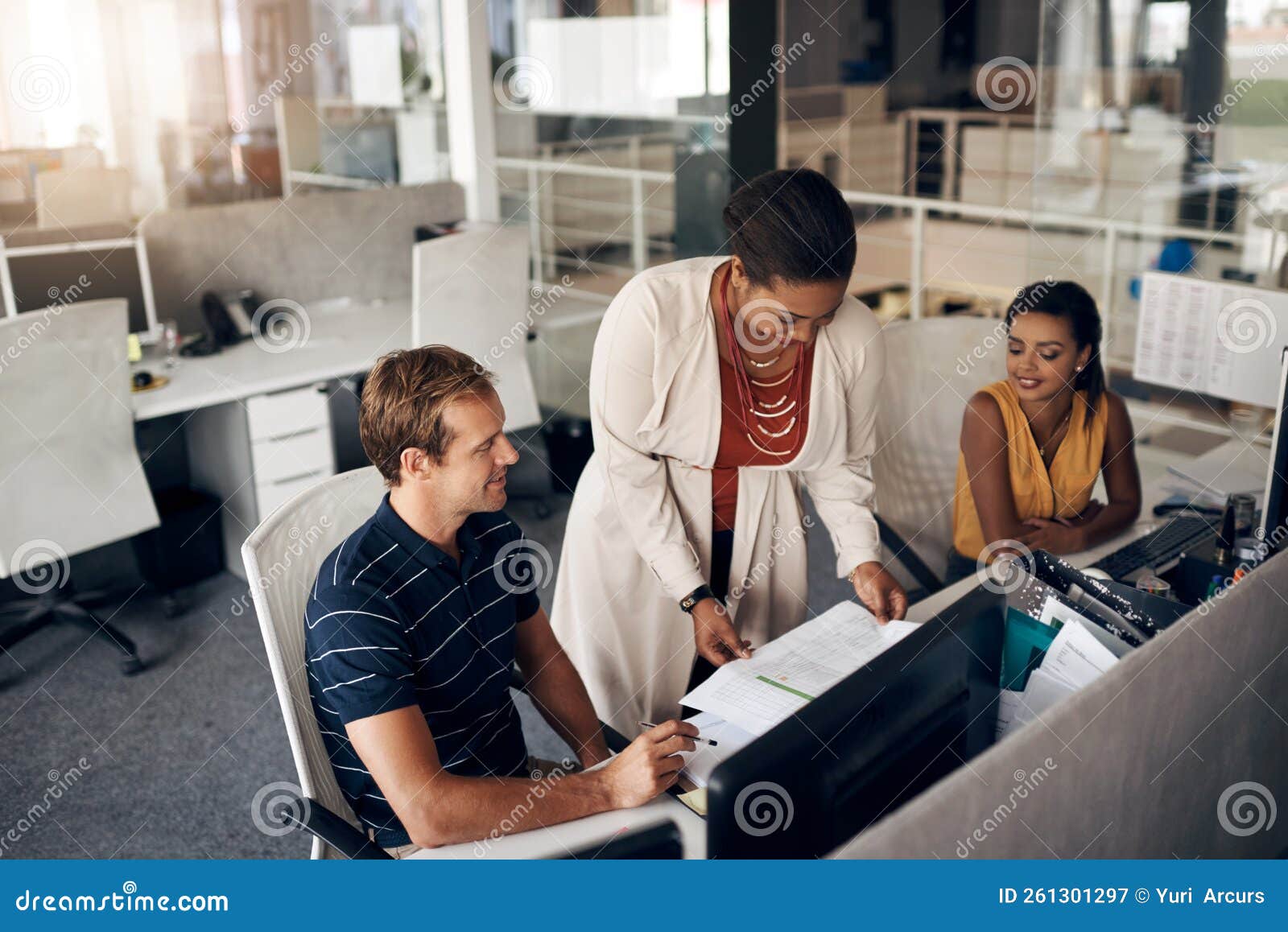 Take a Look at this Document. a Diverse Group of Businesspeople Sitting ...