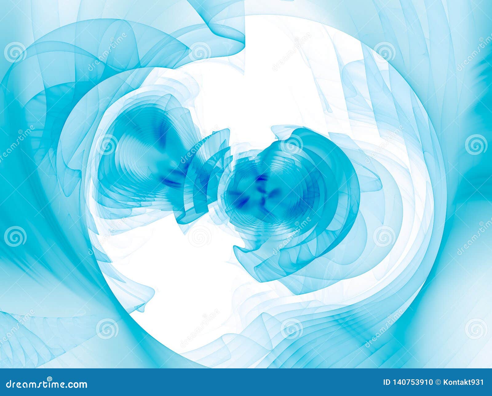 Surreal Futuristic Digital 3d Design Art Abstract Background Fractal ...