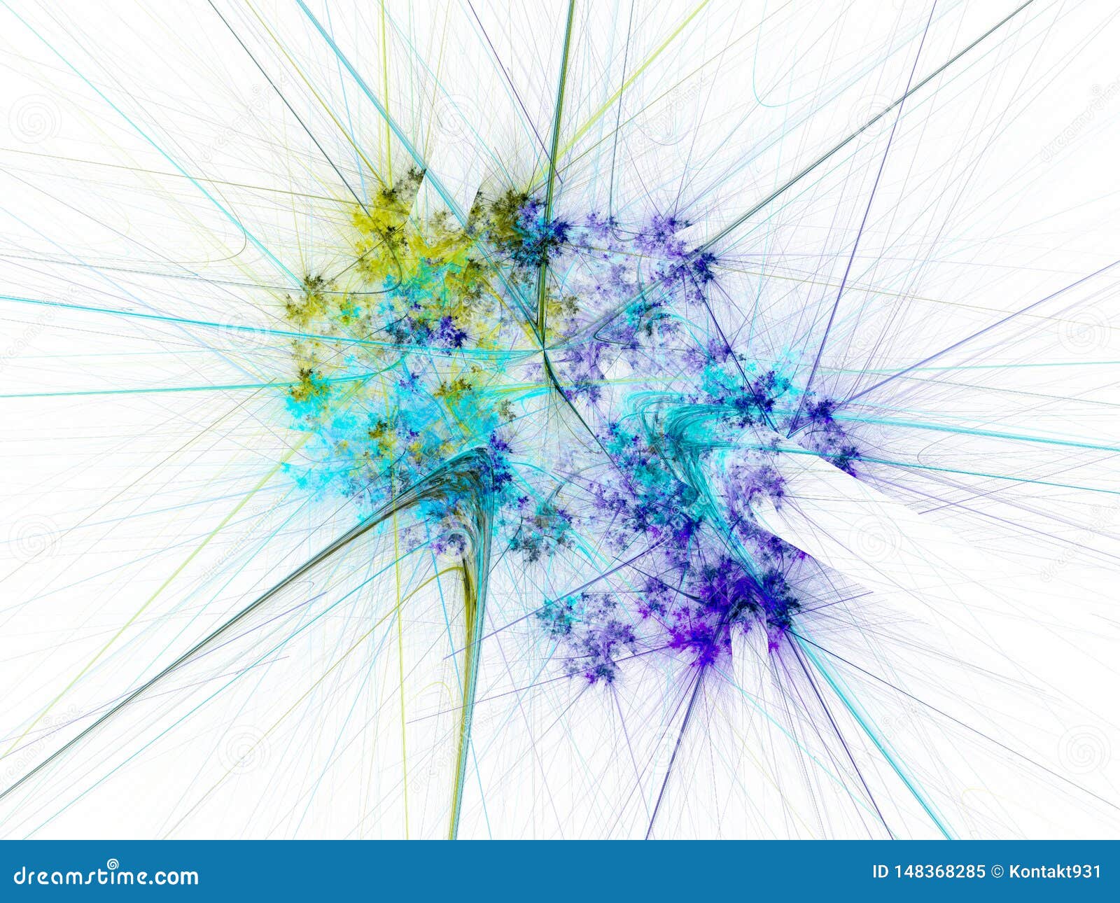 Surreal Futuristic Digital 3d Design Art Abstract Background Fractal ...