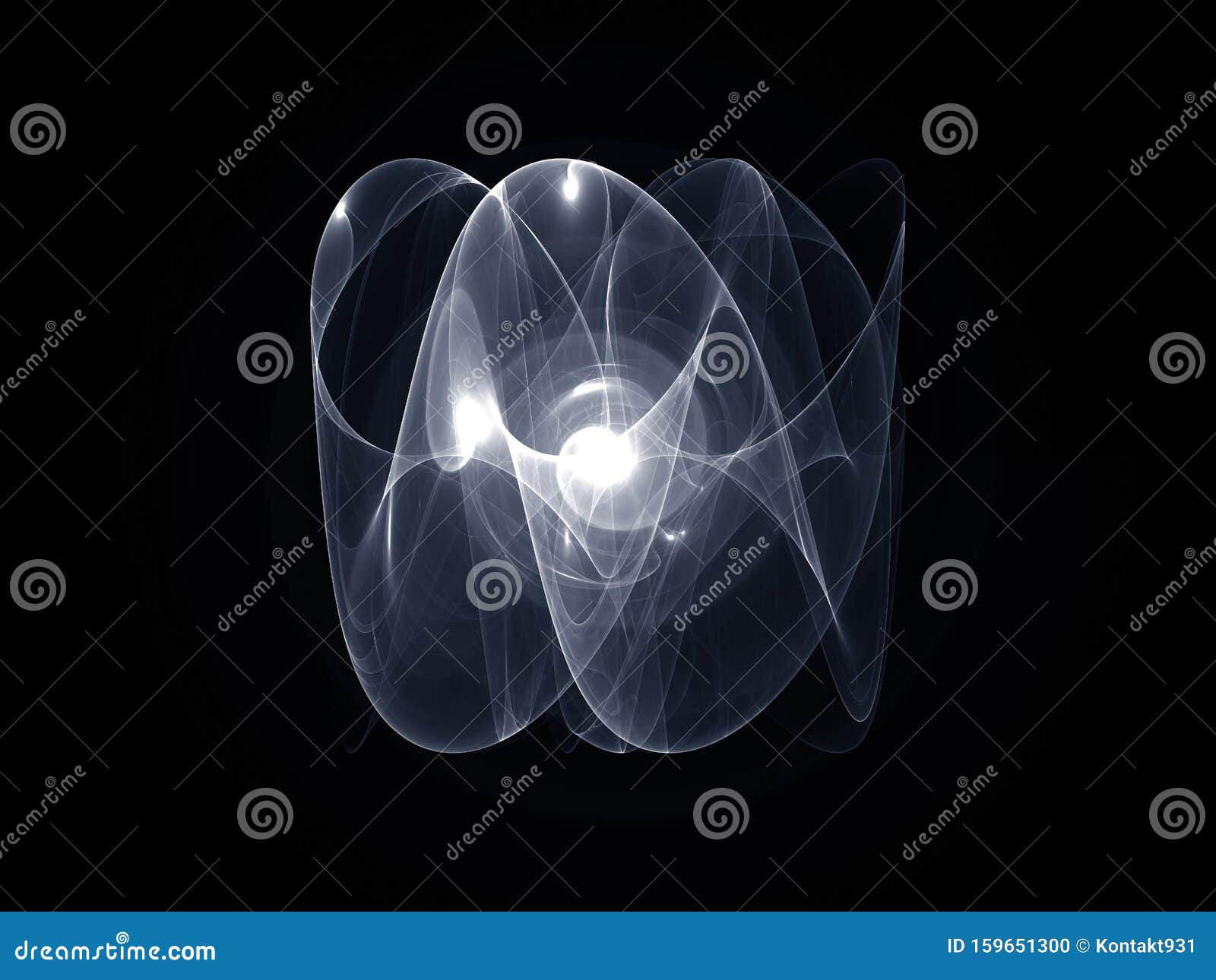 Surreal Futuristic Digital 3d Design Art Abstract Background Fractal ...