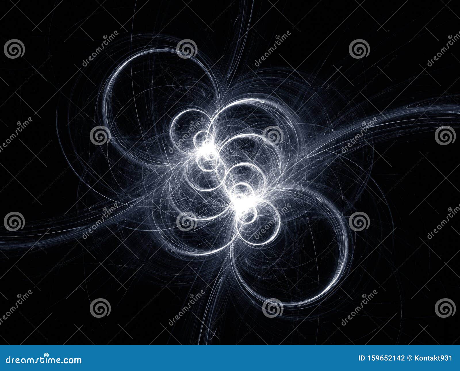 Surreal Futuristic Digital 3d Design Art Abstract Background Fractal ...