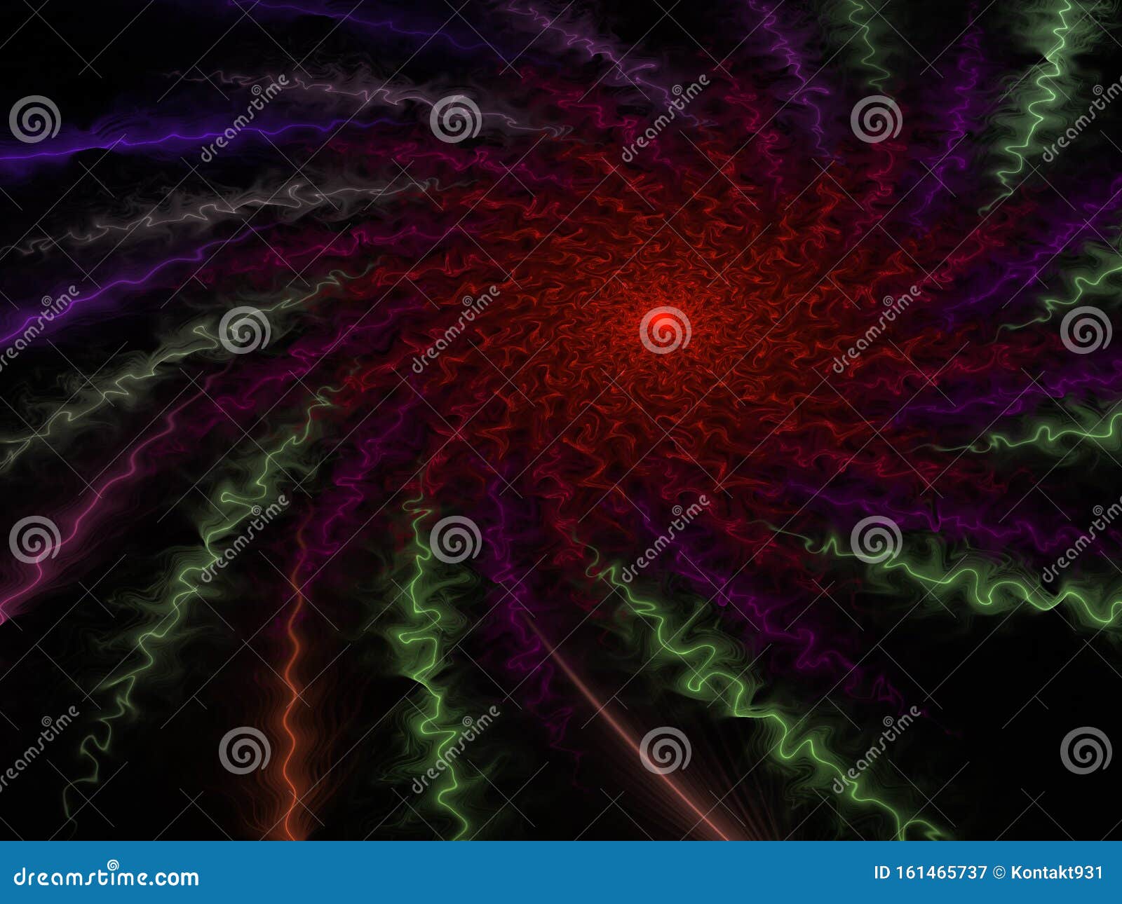 Surreal Futuristic Digital 3d Design Art Abstract Background Fractal ...