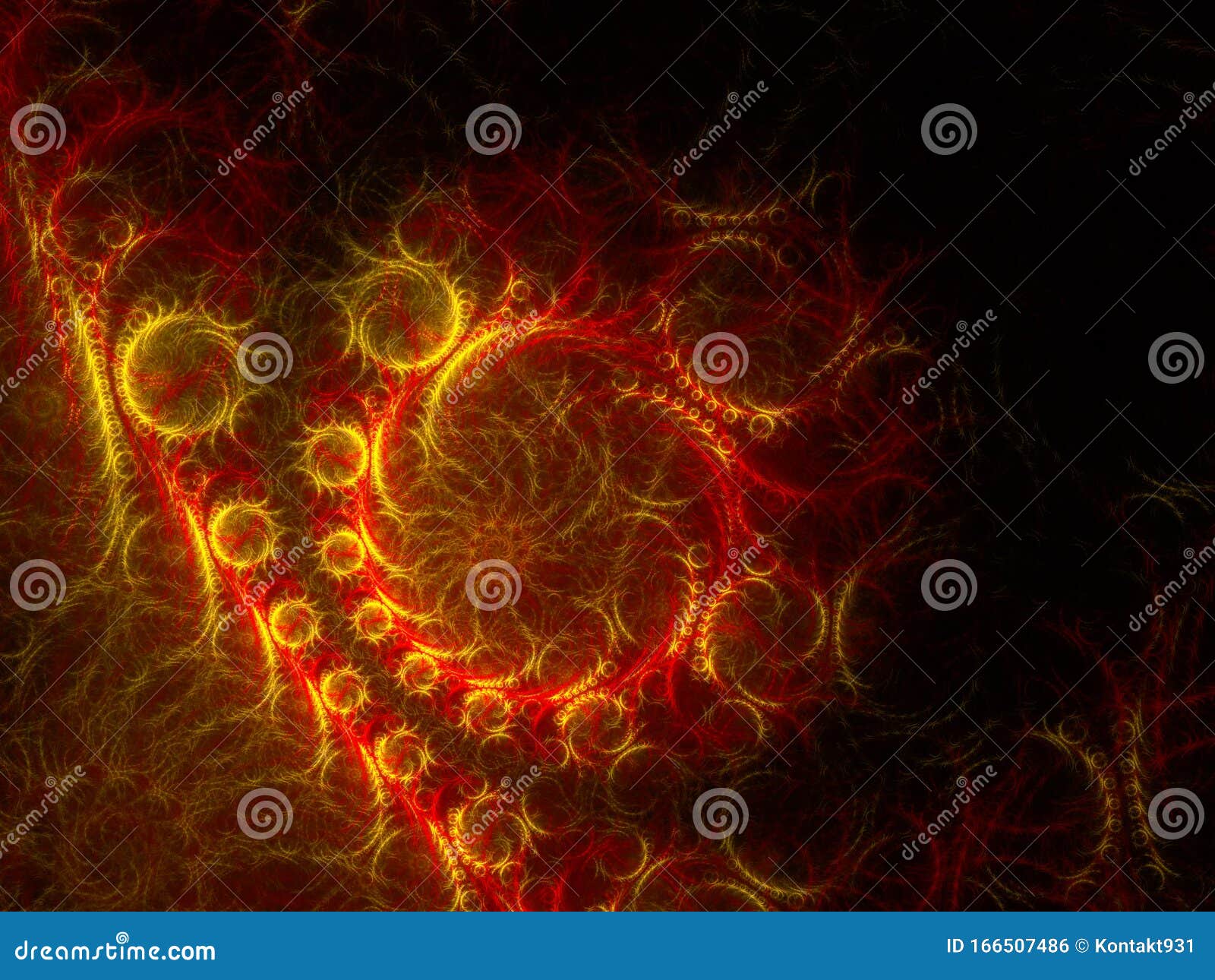 Surreal Futuristic Digital 3d Design Art Abstract Background Fractal ...