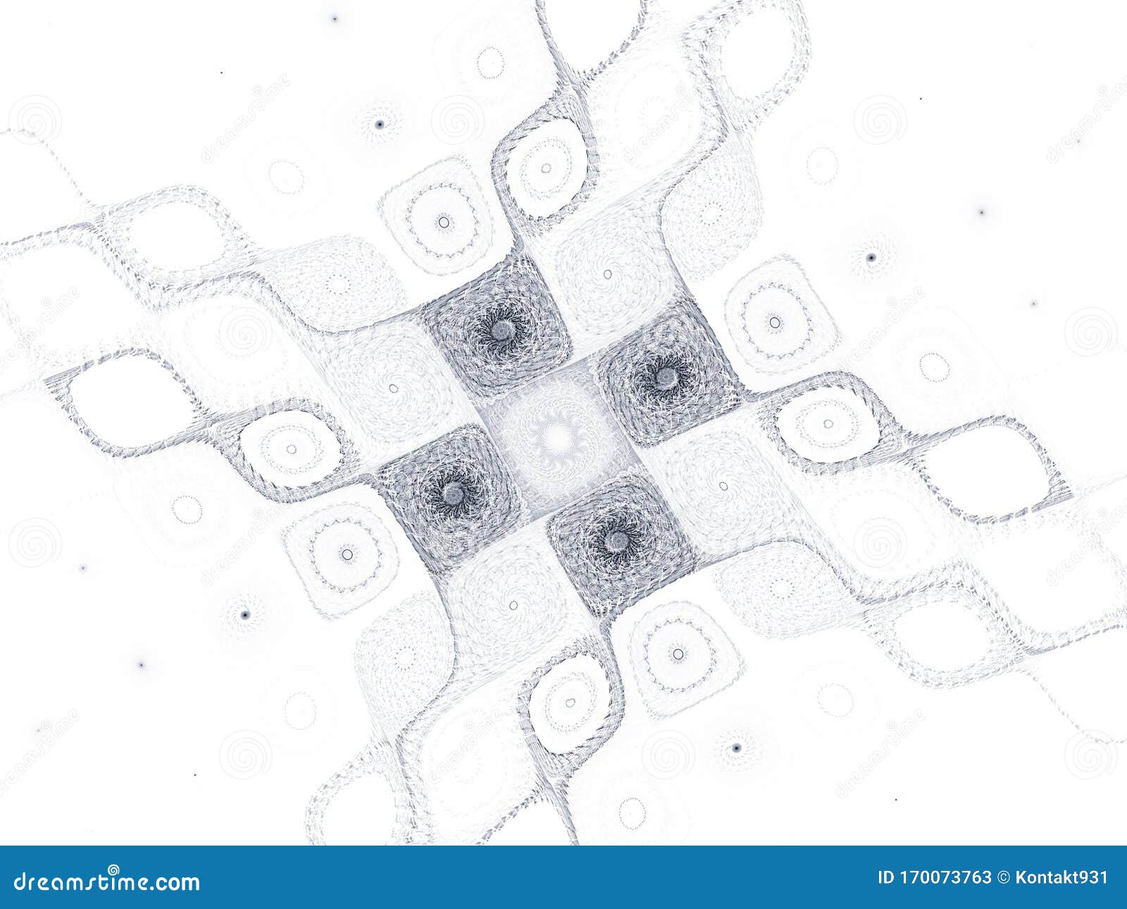 Surreal Futuristic Digital 3d Design Art Abstract Background Fractal ...