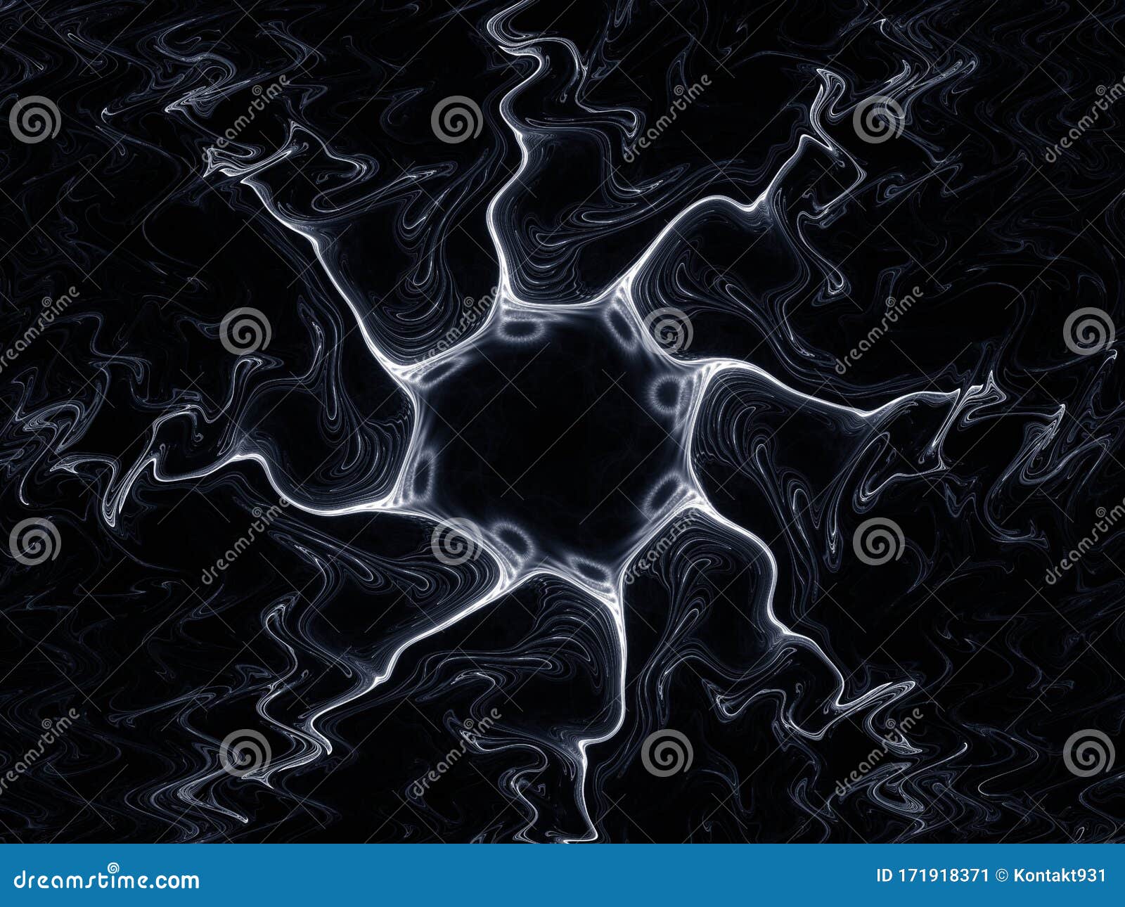 Surreal Futuristic Digital 3d Design Art Abstract Background Fractal ...