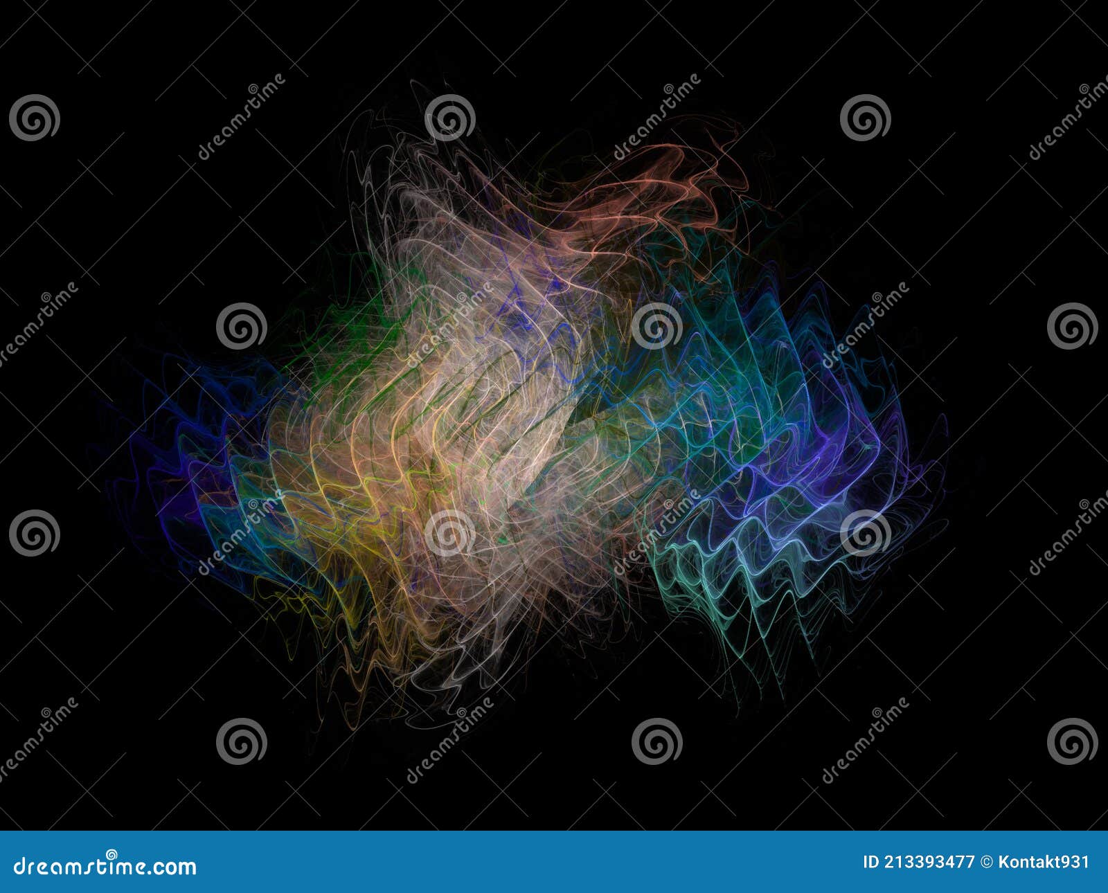 Surreal Futuristic Digital 3d Design Art Abstract Background Fractal ...