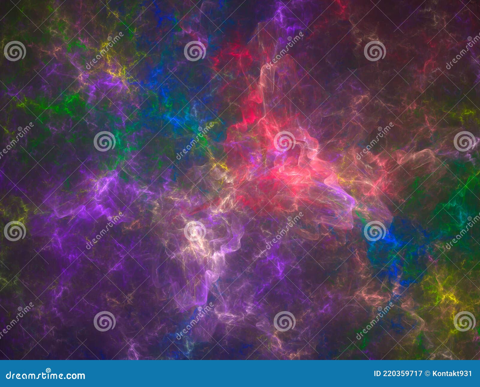 Surreal Futuristic Digital 3d Design Art Abstract Background Fractal ...