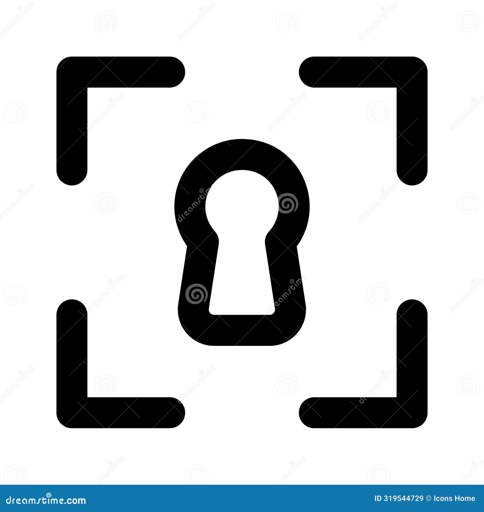 Take a Look at this Unique Icon of Security Access Stock Vector ...
