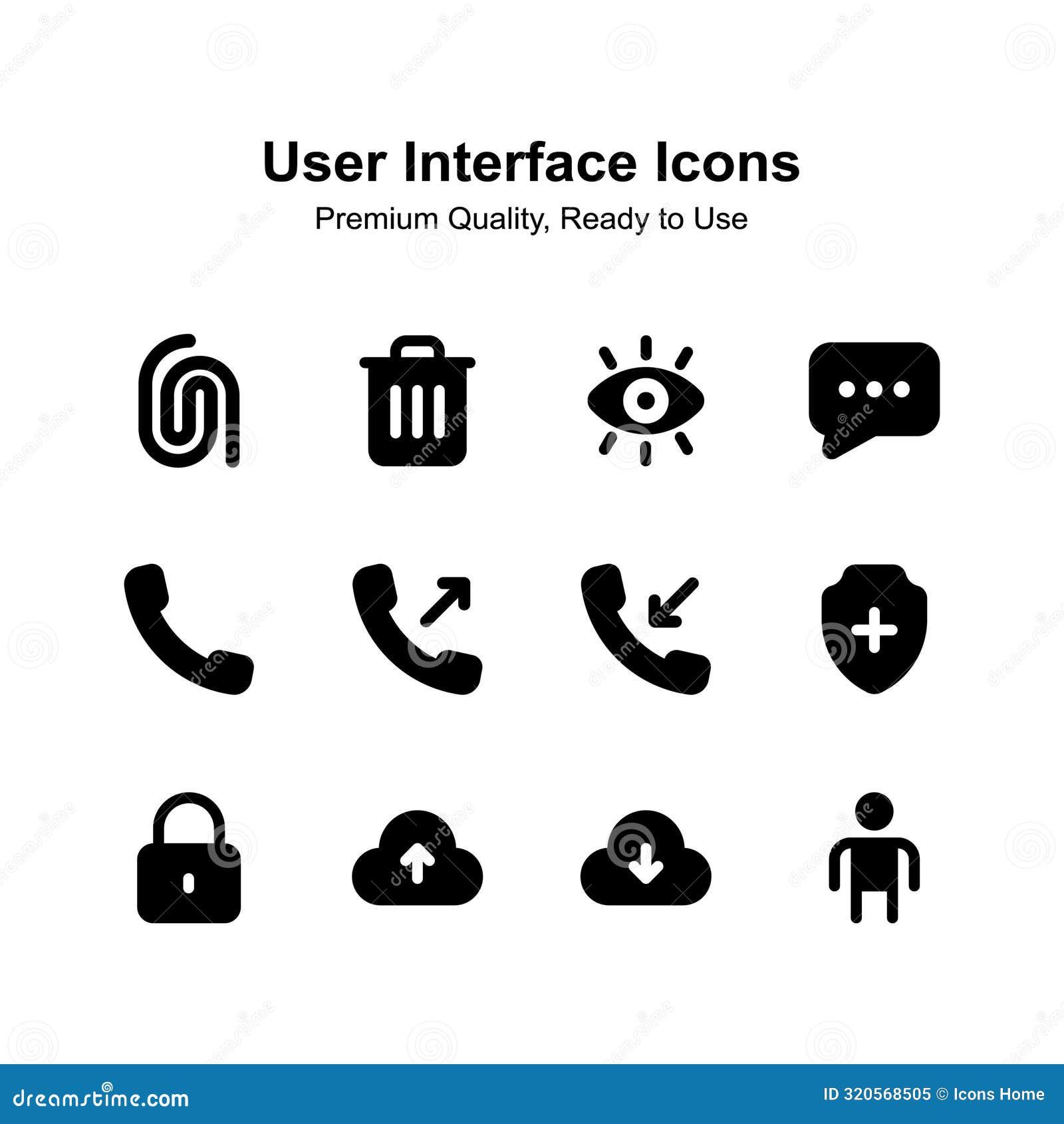 Take a Look at this Visually Perfect Pack of User Interface Icons Stock ...