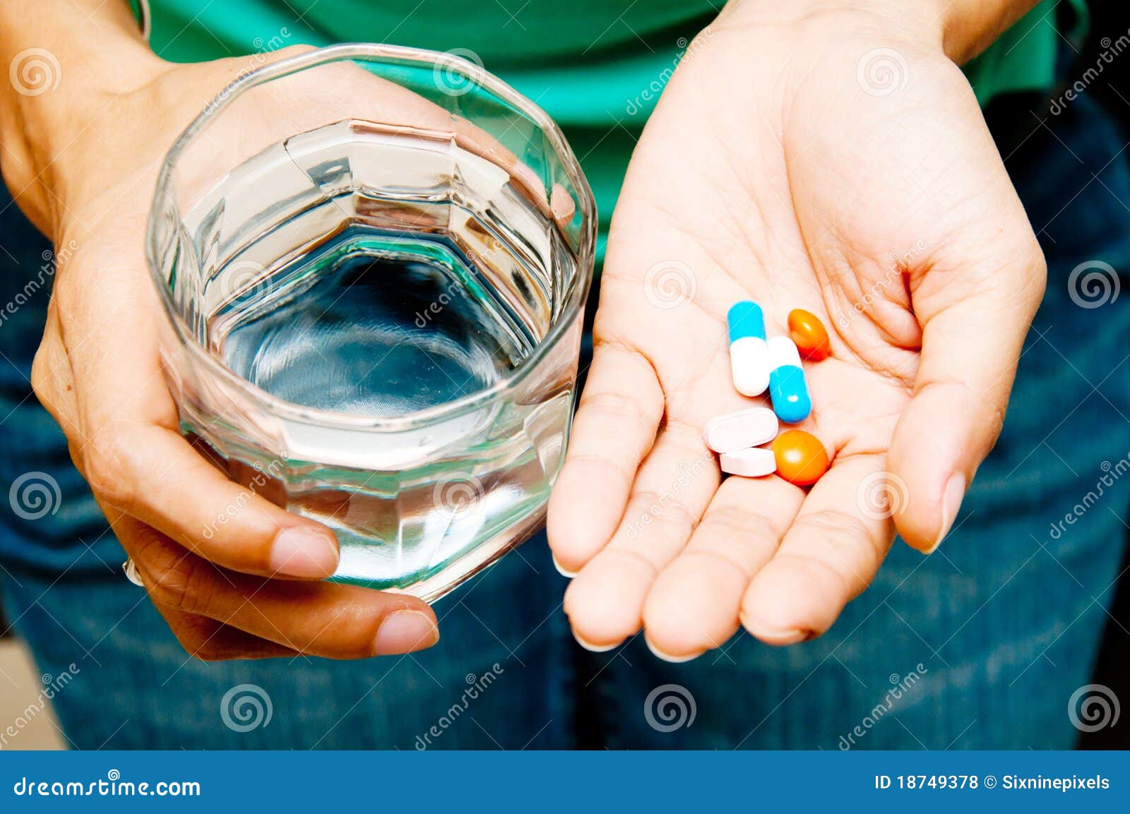 Take medicine stock photo. Image of female, drugs, interior - 18749378