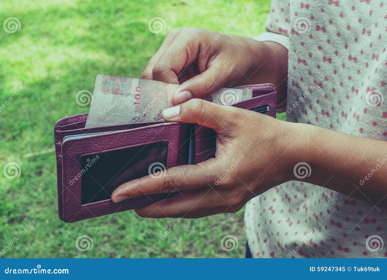 Take money from the wallet stock image. Image of digital - 59247345