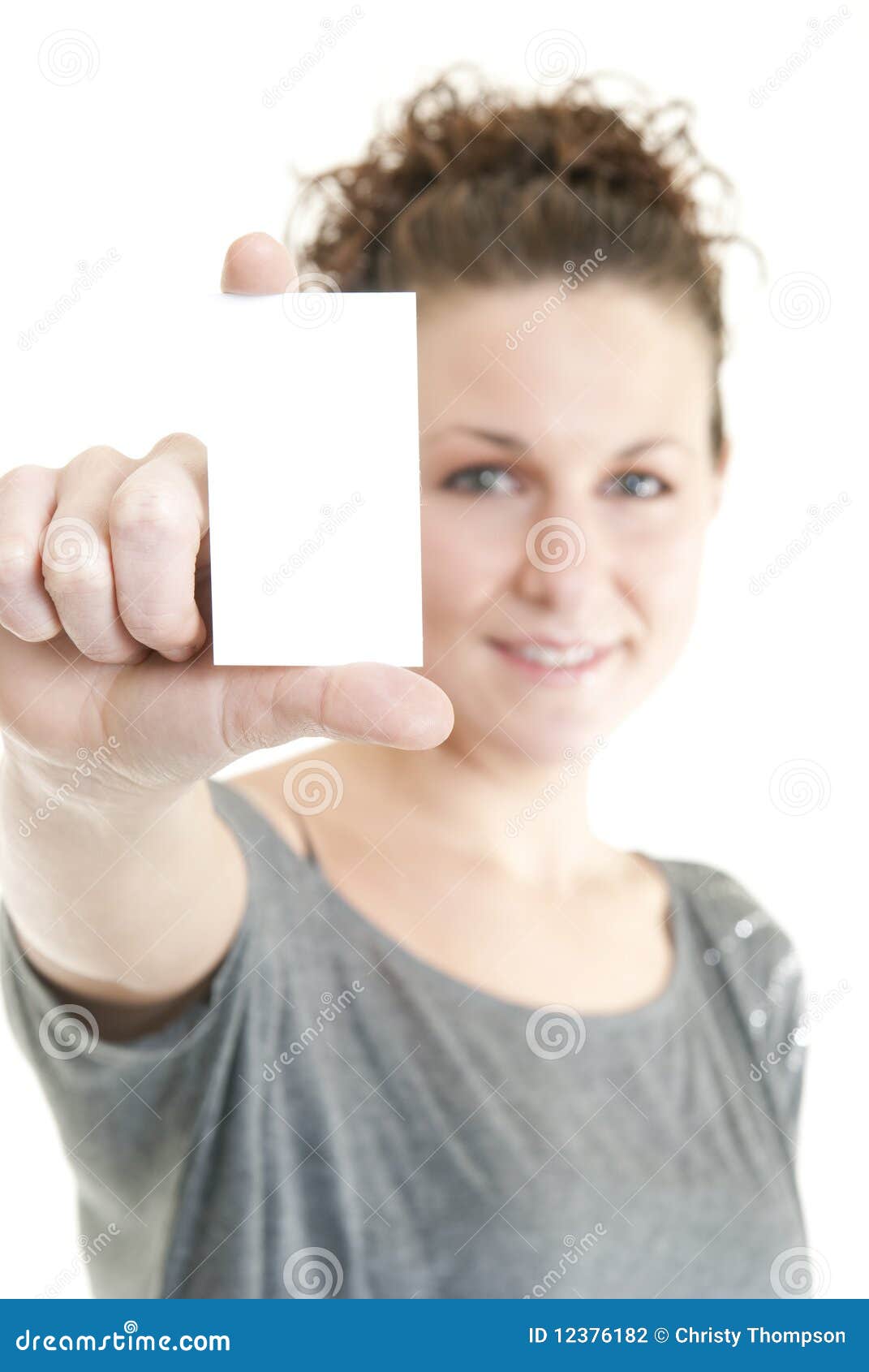 Take my card stock photo. Image of hand, holding, text - 12376182