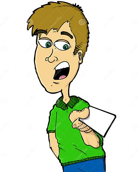 Take My Card stock vector. Illustration of dude, blank - 21788444