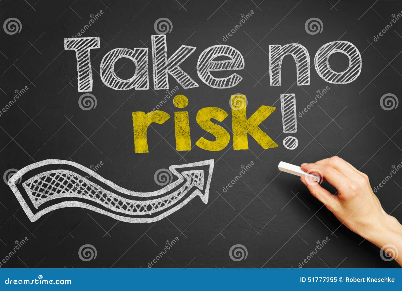 Take no risk! stock image. Image of financing, quality - 51777955