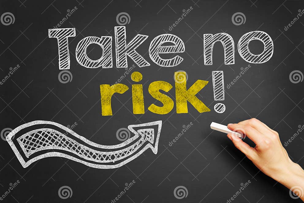 Take no risk! stock image. Image of financing, quality - 51777955