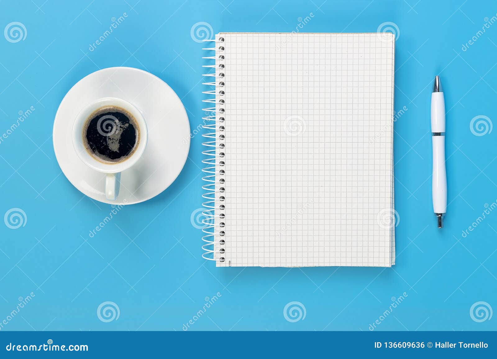 Take Notes while Drinking a Coffee Stock Photo - Image of office ...