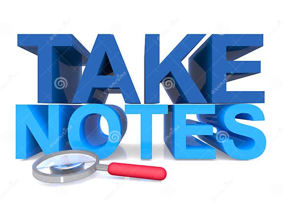 Take notes on white stock photo. Image of identify, advertising - 204840340