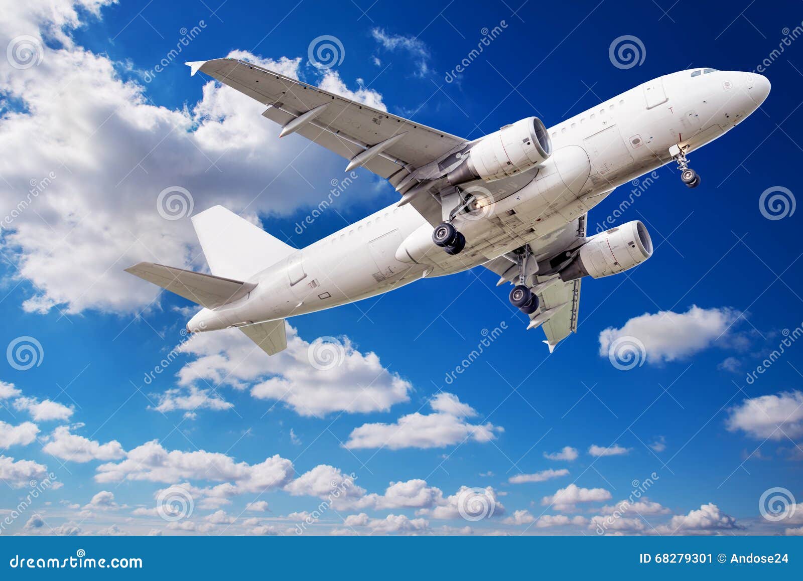 Take off stock image. Image of transport, start, runway - 68279301