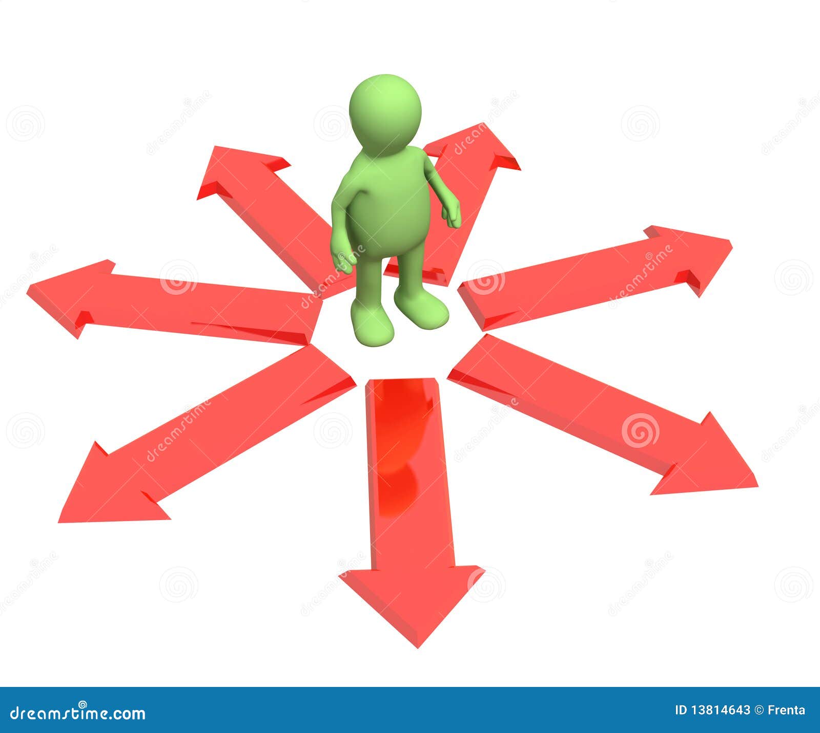 Take one s choice stock illustration. Illustration of index - 13814643