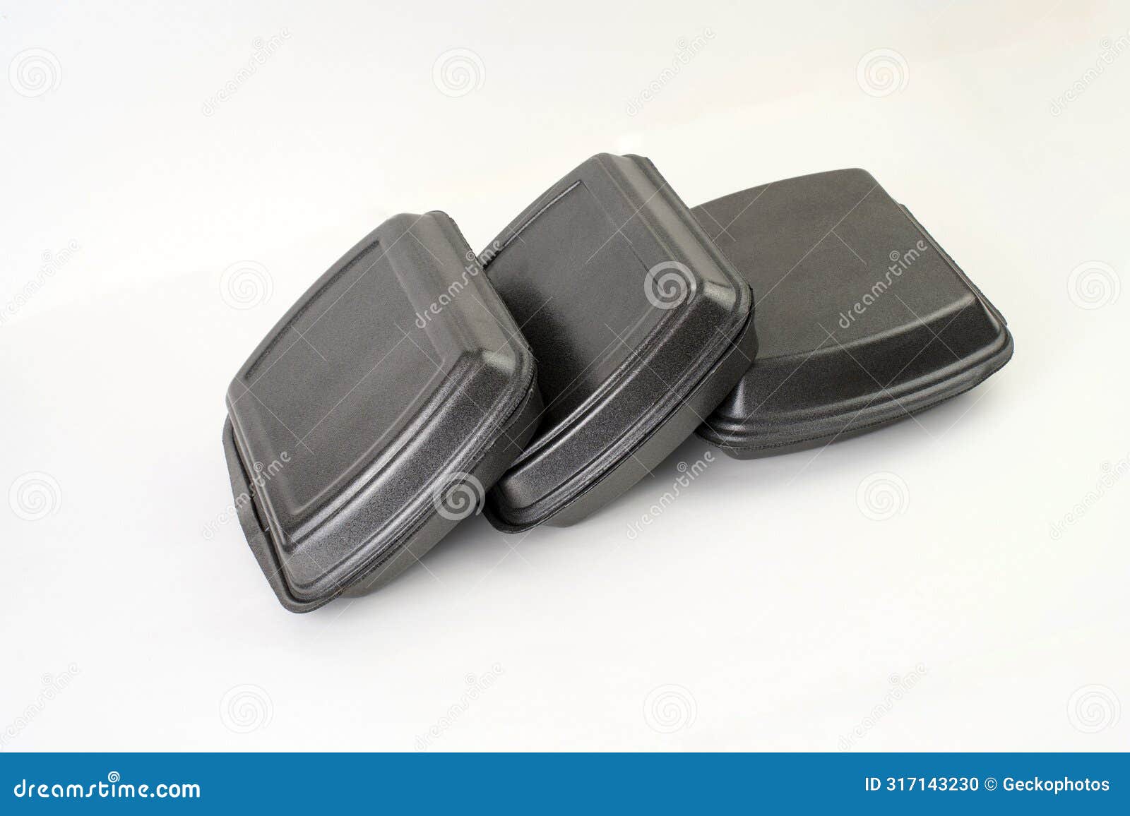 Take Out Food Box or Styrofoam Container. Disposable Lunch Box Food ...