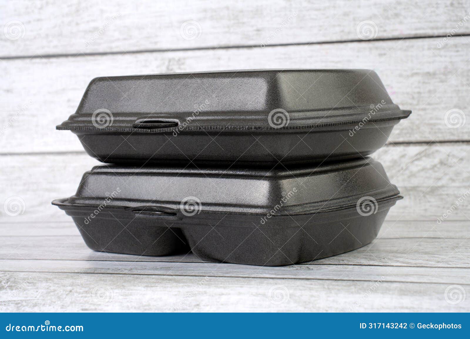 Take Out Food Box or Styrofoam Container. Disposable Lunch Box Food ...