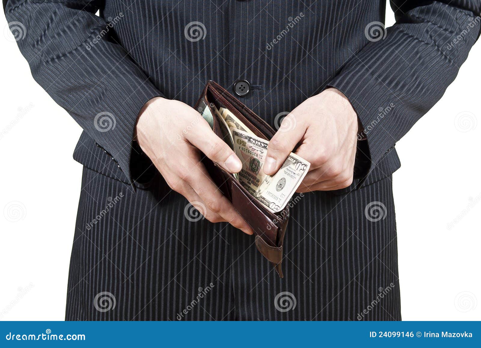 Take Out Money from Her Purse Stock Photo - Image of financial, good ...