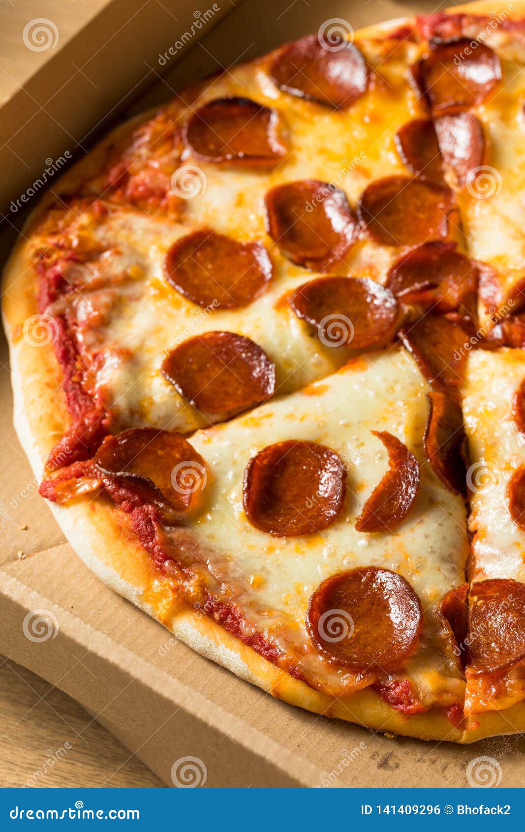 Take Out Pizza in a Box stock photo. Image of dinner - 141409296