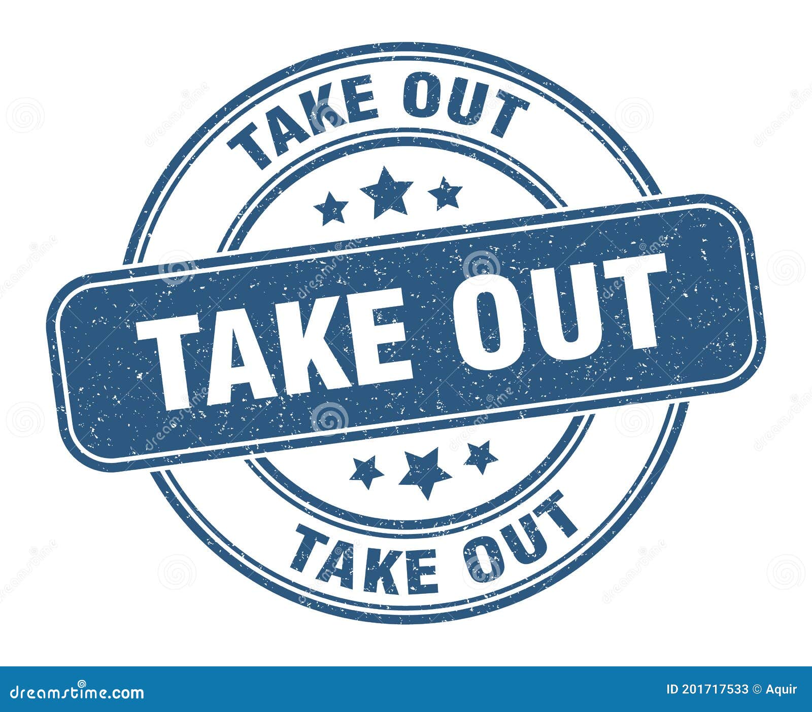 Take Out Stamp. Take Out Label. Round Grunge Sign Stock Vector ...
