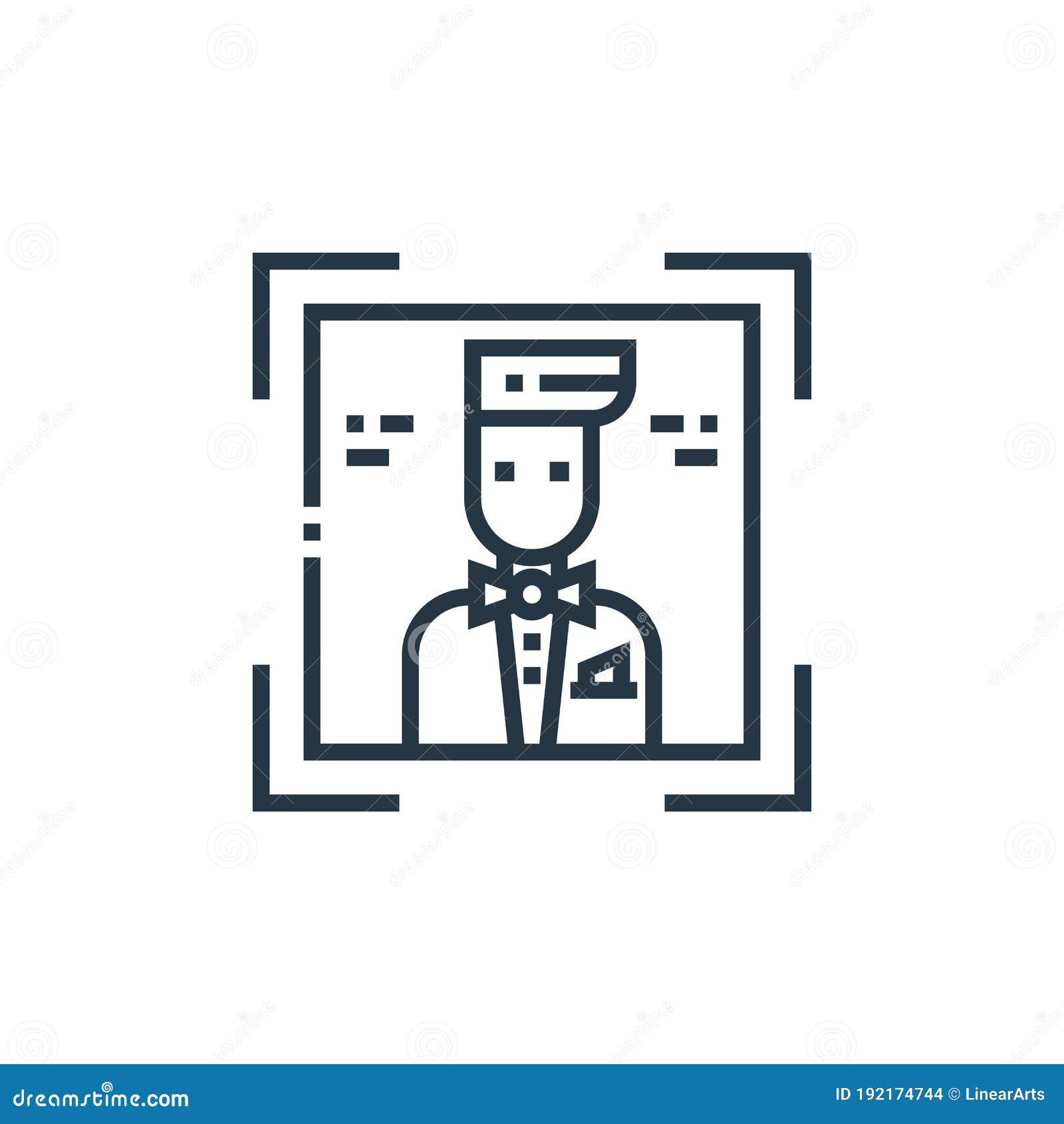 Take a Photo Icon Vector from Photography Concept. Thin Line ...